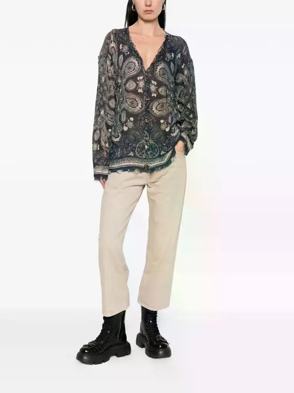 R13 Bandana Button Knitwear