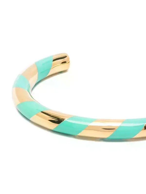 AURÉLIE BIDERMANN Positano Striped Bracelet - Gold