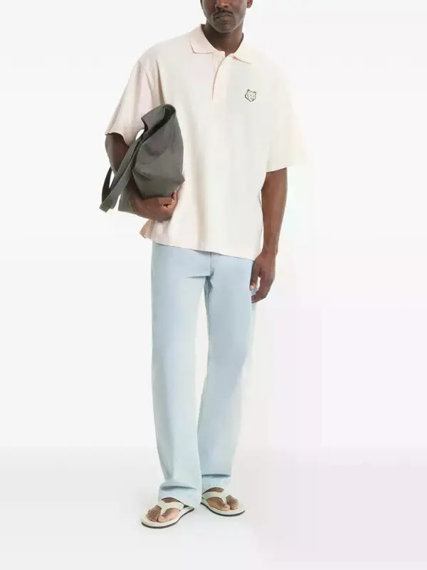 Maison Kitsuné Embroidered Polo Shirt