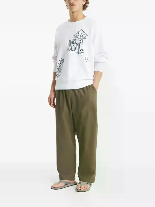 Maison Kitsuné Floral Print Sweatshirt