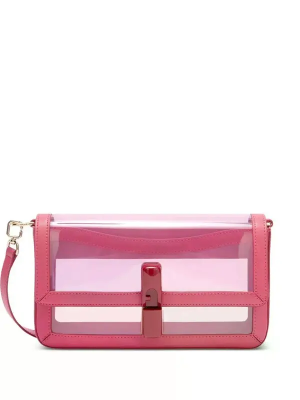 Furla Iride Transparent Crossbody Bag - Pink
