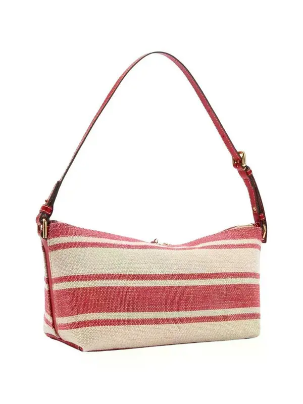 Furla Debby Striped Shoulder Bag - Red