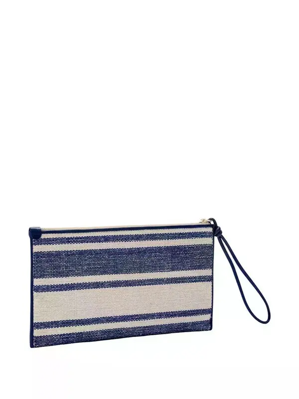 Furla Striped Clutch Bag - Blue