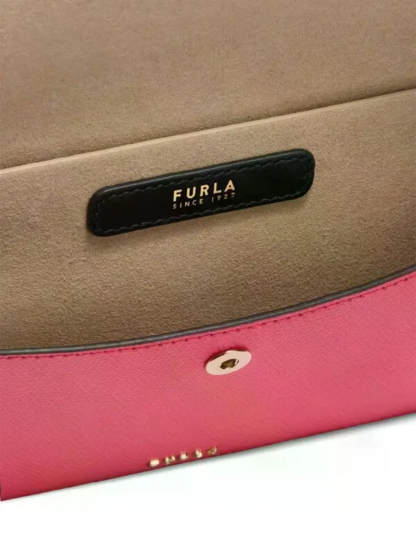 Furla Lea Button Pouch Bag - Pink