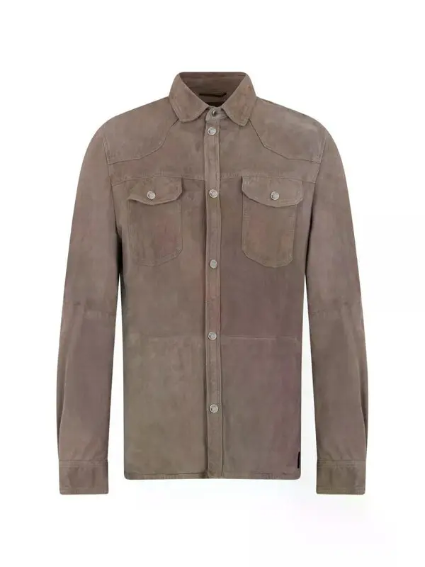 MOORER Pocket Overshirt - Neutrals