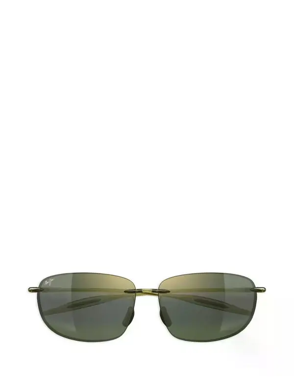Maui Jim Breakwall Rimless Sunglasses - Green