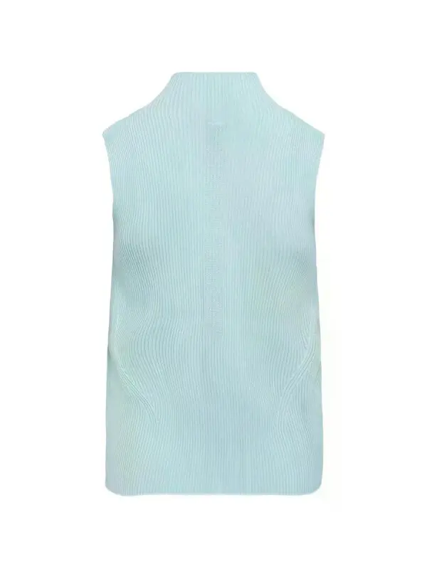 CFCL Portrait Ribbed High Neck Top