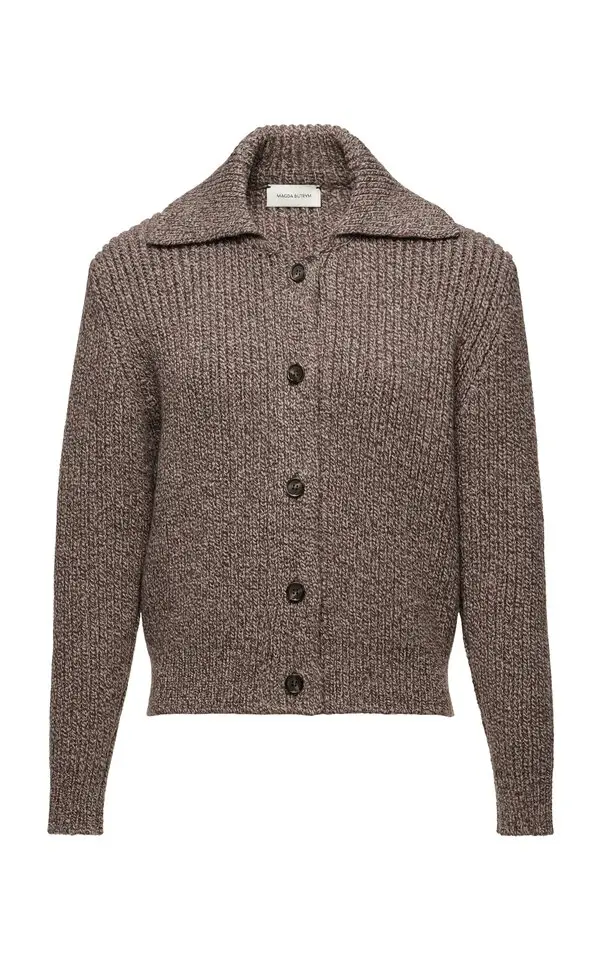 Magda Butrym Collared Wool Cardigan