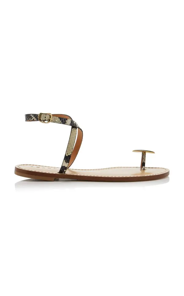AMANU The Kigali Leather Sandals - Animal