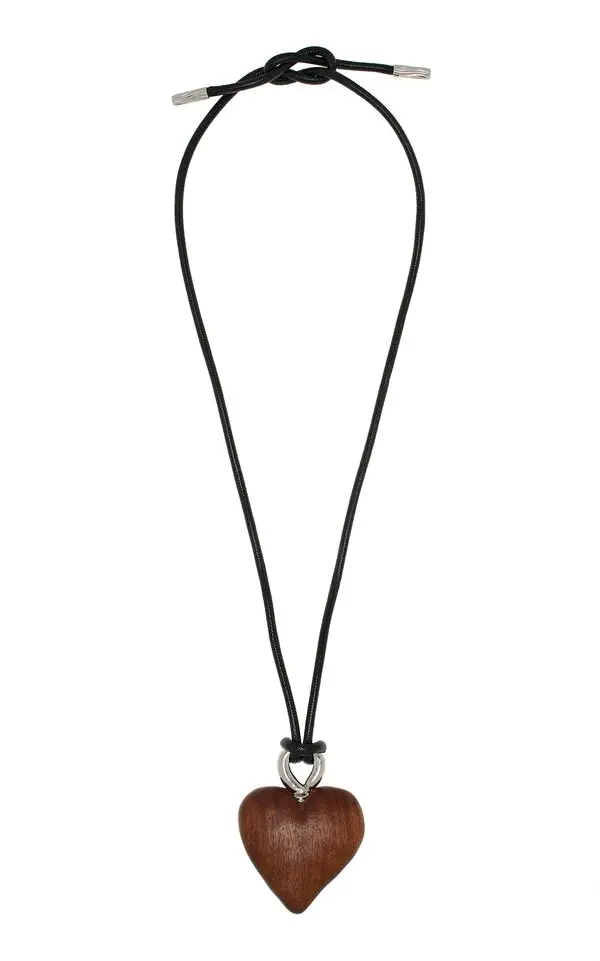 JULIETTA Verona Rhodium-plated Wood Necklace