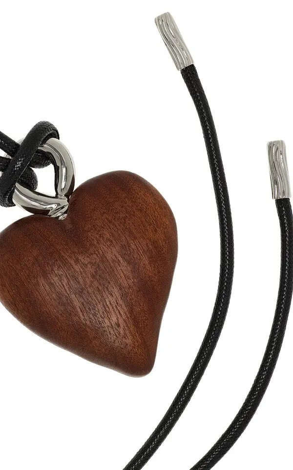 JULIETTA Verona Rhodium-plated Wood Necklace