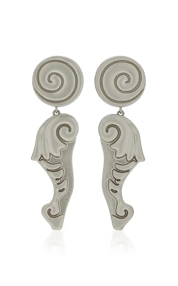JULIETTA Sirena Rhodium-plated Dangle Earrings - Silver