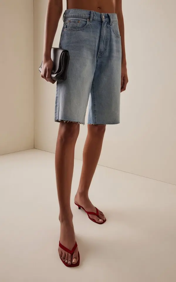 DL1961 Abby Relaxed High-rise Shorts
