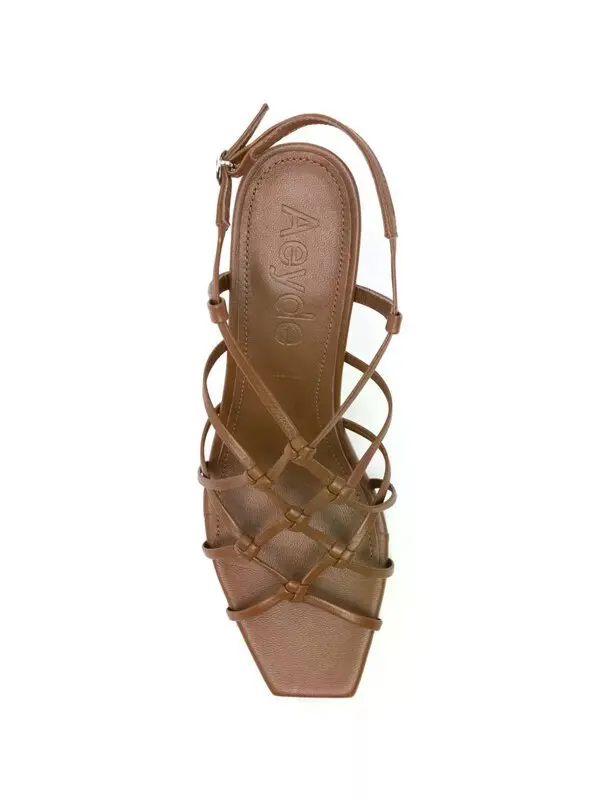 AeydĒ Acacia Heeled Sandals - Brown