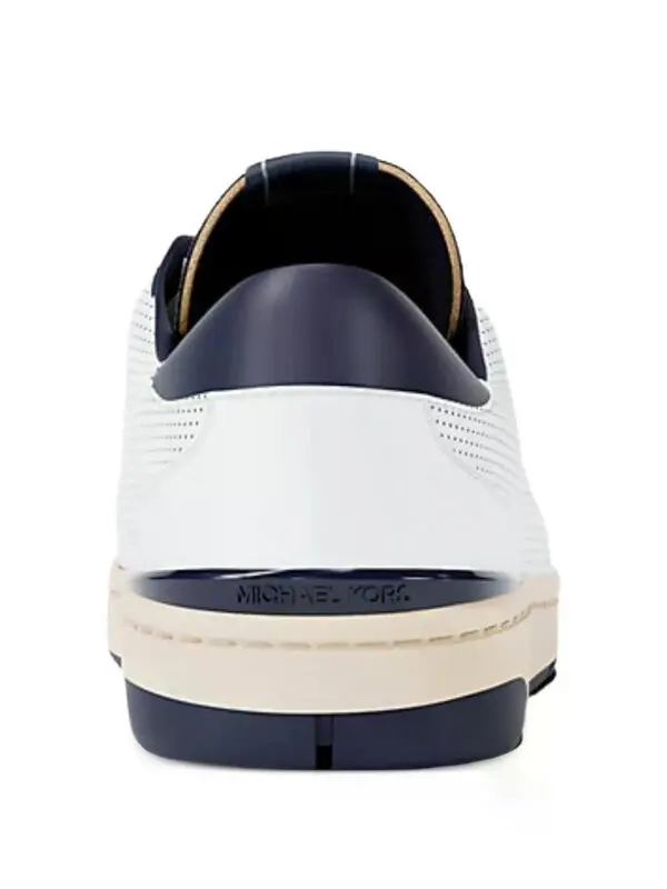 Michael Kors Perforated Leather Sneakers - White