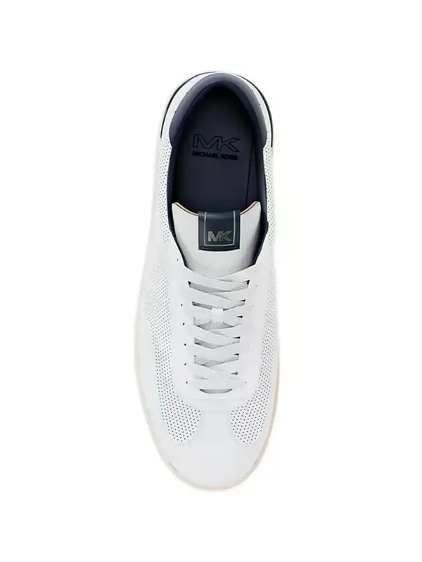 Michael Kors Perforated Leather Sneakers - White