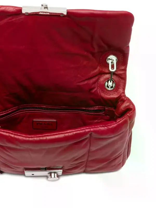 Prada Quilted Shoulder Bag - Red