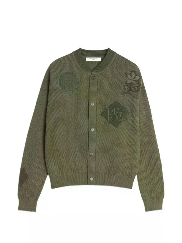 Maison Kitsuné Buttoned Appliqué Cardigan