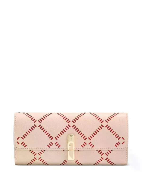 Furla Iride Perforated Wallet - Pink