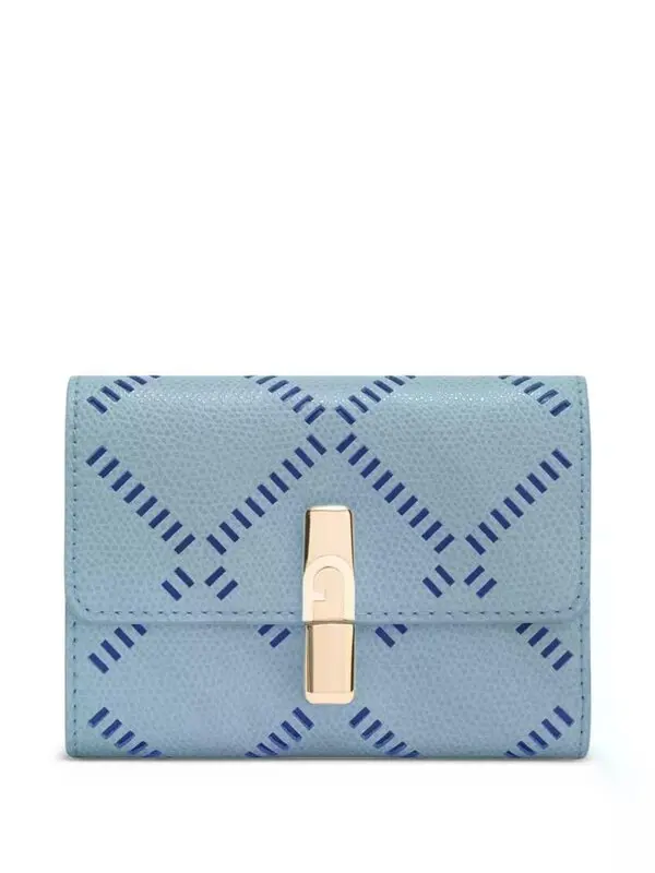 Furla Small Iride Patterned Wallet - Blue