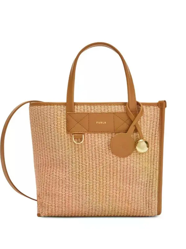 Furla Small Divide It Interwoven Tote Bag