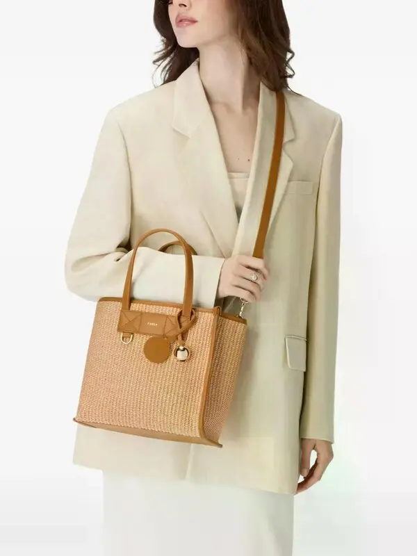 Furla Small Divide It Interwoven Tote Bag