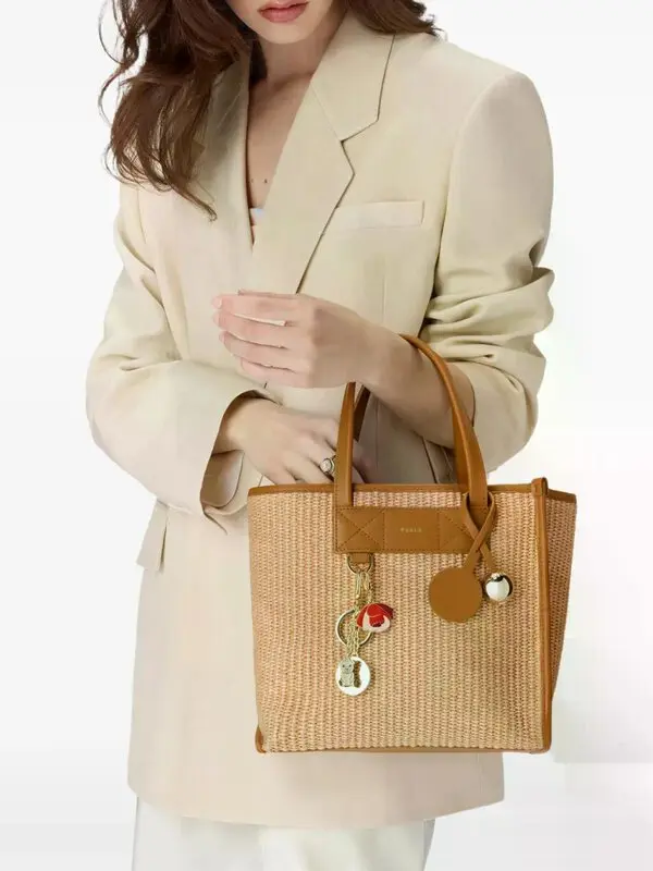 Furla Small Divide It Interwoven Tote Bag