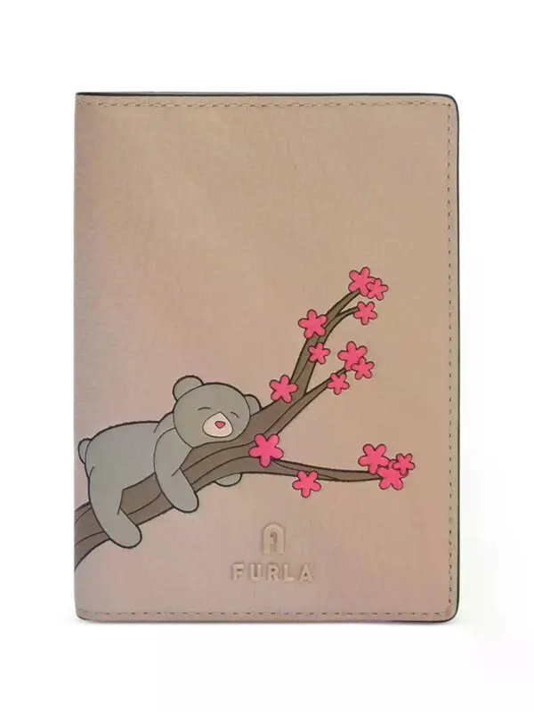 Furla Camelia Passport S Holder - Neutrals