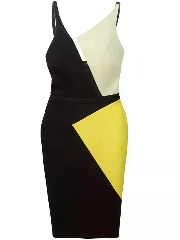 David Koma Fitted Dress - Black