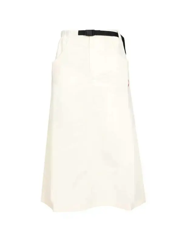 The North Face Logo-detail Belted Skirt - White