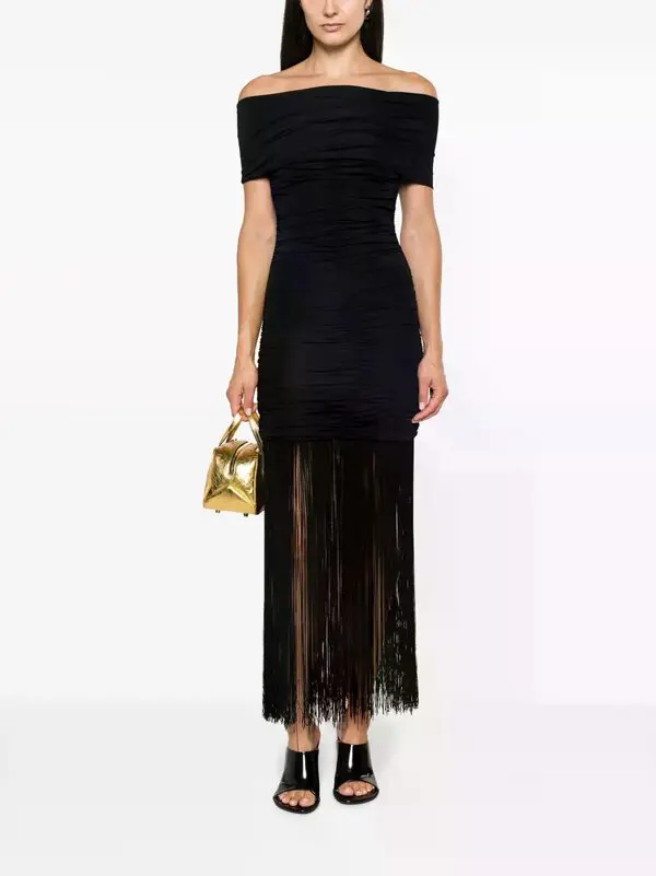 Khaite The Jacinta Fringed Dress