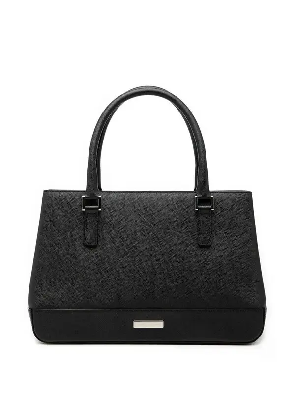 Burberry 2000-2017 Leather Tote Bag - Black