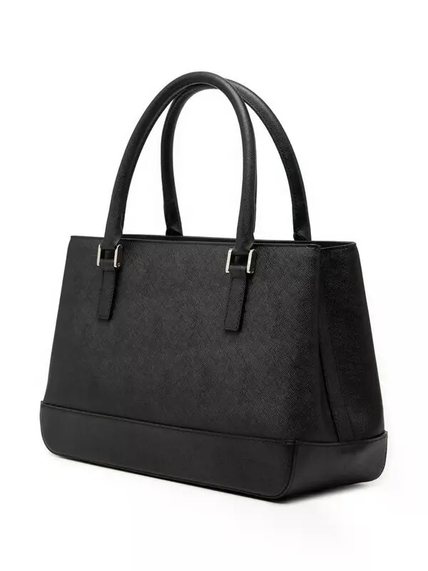 Burberry 2000-2017 Leather Tote Bag - Black