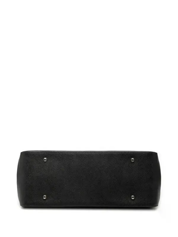 Burberry 2000-2017 Leather Tote Bag - Black