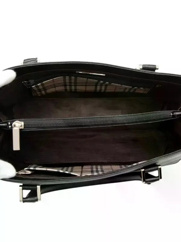 Burberry 2000-2017 Leather Tote Bag - Black