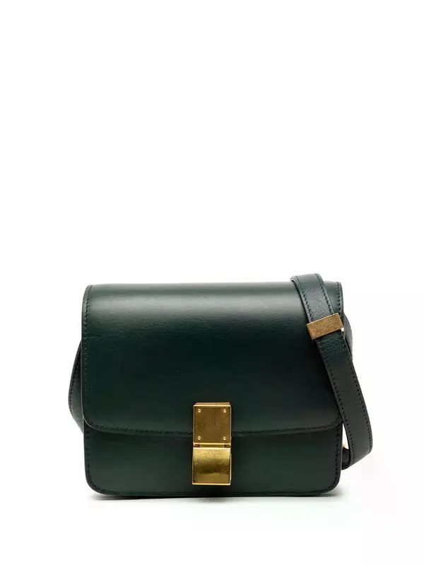 Celine 2017 Small Classic Box Crossbody Bag - Green