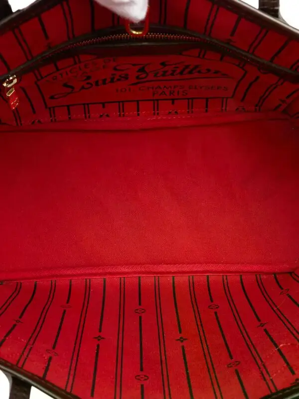 LOUIS VUITTON Damier Ebene Neverfull Pm Tote