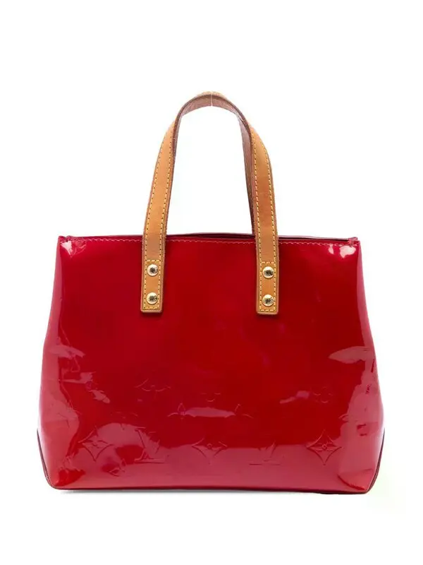 LOUIS VUITTON 2007 Monogram Vernis Reade Pm Handbag - Red