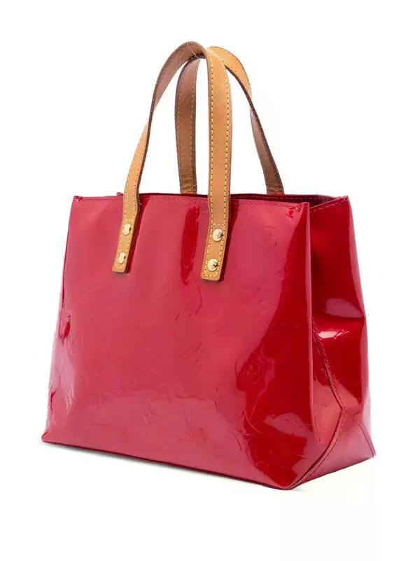 LOUIS VUITTON 2007 Monogram Vernis Reade Pm Handbag - Red