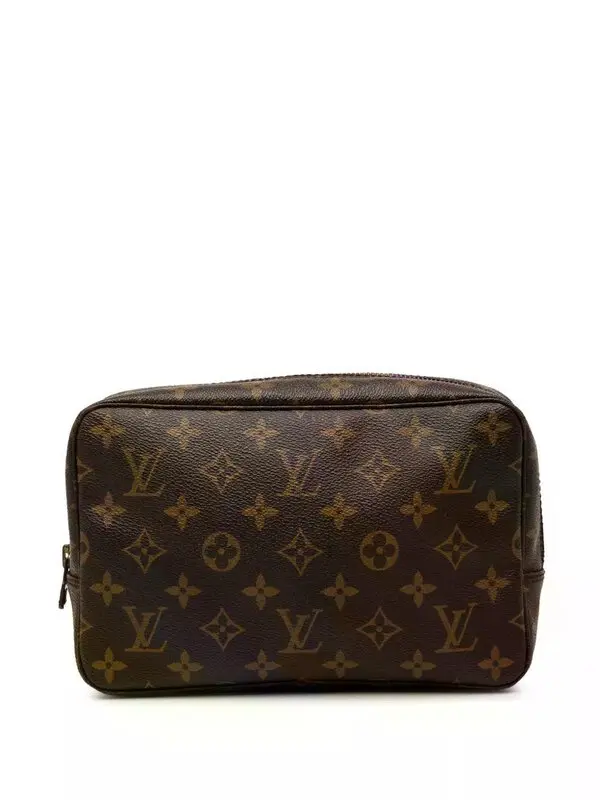 LOUIS VUITTON 1986 Monogram Trousse Toilette 23 - Brown