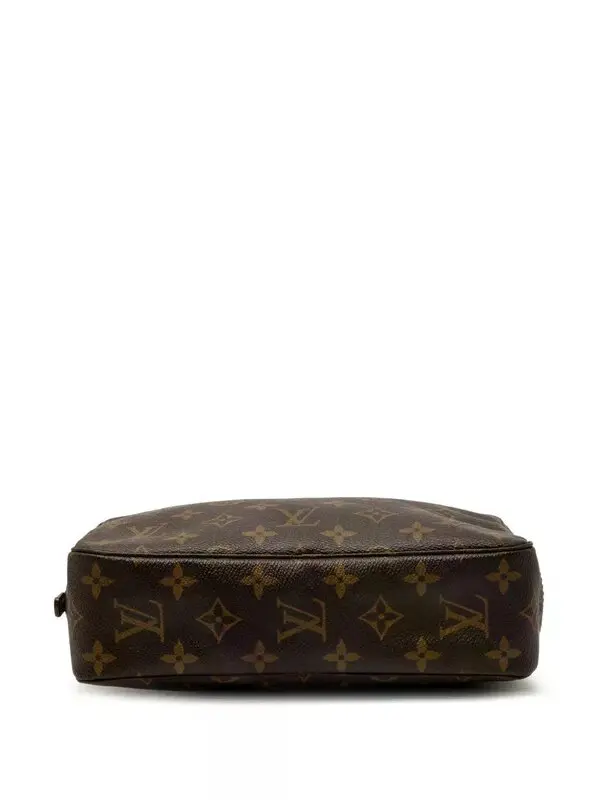 LOUIS VUITTON 1986 Monogram Trousse Toilette 23 - Brown