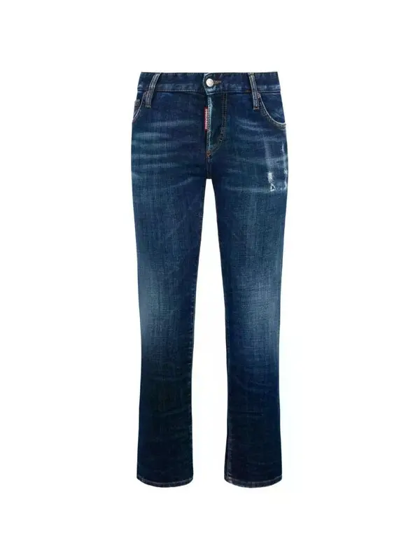 Dsquared2 Distressed Trousers - Blue