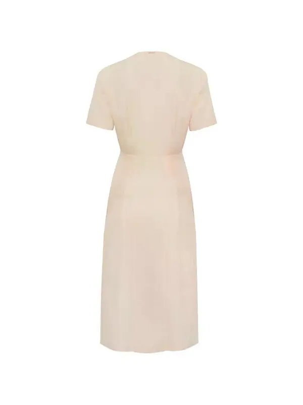 TWINSET Buckle Wrap Dress - Pink