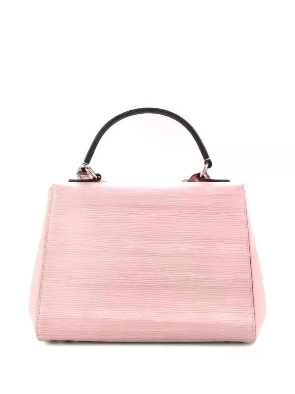 LOUIS VUITTON Cluny Top Handle Bag Epi Leather Mini Satchel - Pink