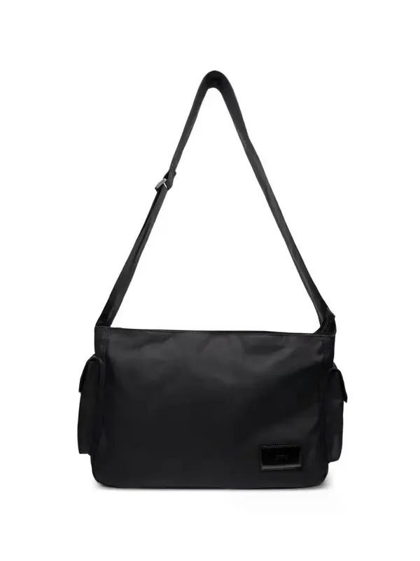 JUUN.J Flap-top Messenger Bag - Black