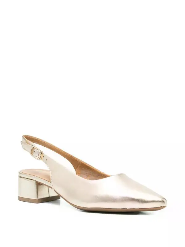 TAMARIS Slingback Pumps - Gold