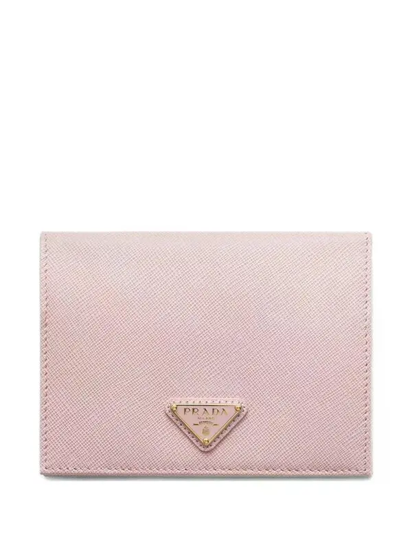 Prada Saffiano Leather Passport Holder - Pink