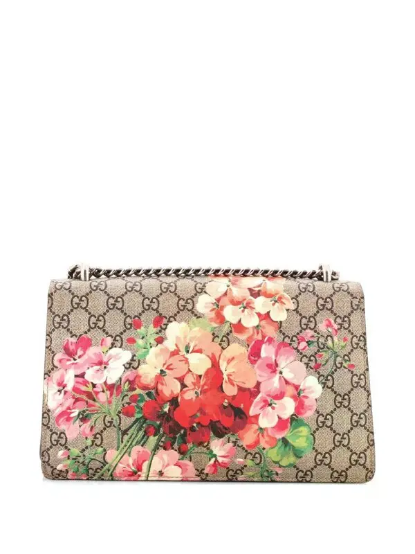 Gucci Dionysus Blooms Print Gg Coated Canvas Small Shoulder Bag - Brown