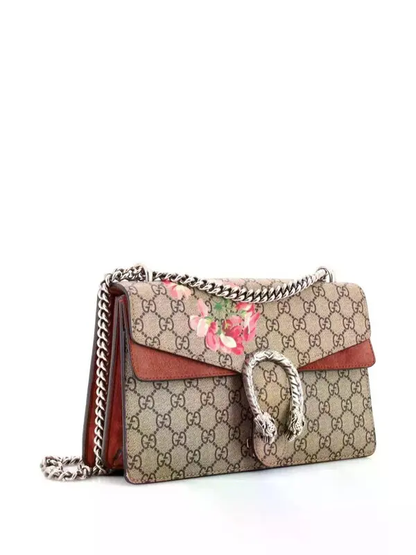 Gucci Dionysus Blooms Print Gg Coated Canvas Small Shoulder Bag - Brown