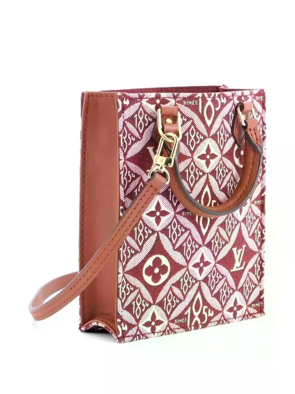 LOUIS VUITTON Petit Sac Plat Since 1854 Monogram Jacquard - Red